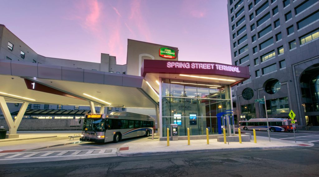 Transit Design | COTA Spring Street Terminal | Columbus, Ohio | Bowen