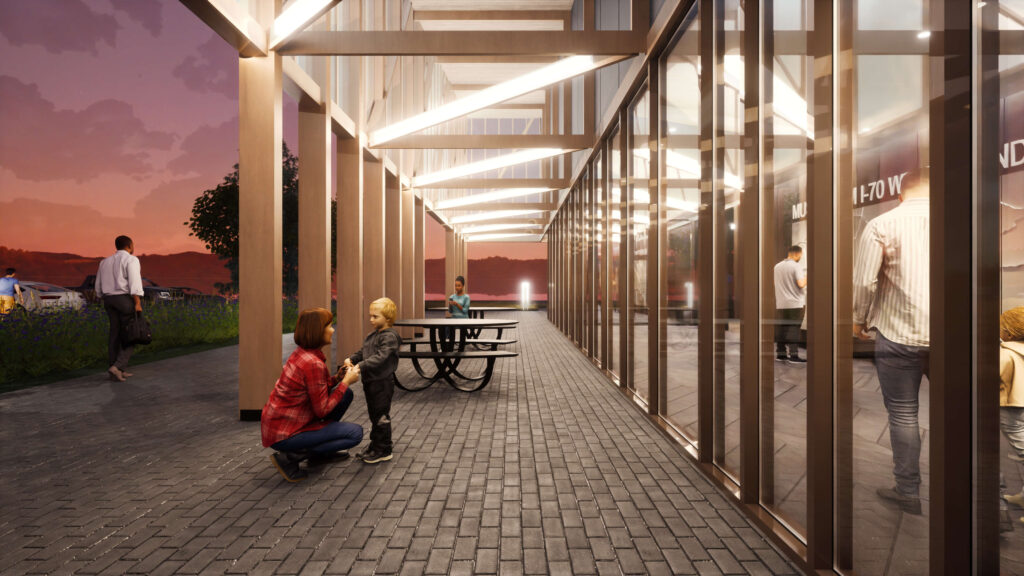 Transit Design | Ohio Rest Stop Concepts | Bucyrus, Ohio | Bowen